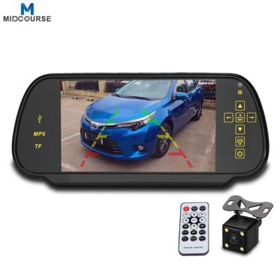 Cina Monitor a 7 pollici universale dell'automobile dell'affissione a cristalli liquidi per lo specchietto retrovisore con mp5/il trasmettitore/USB/Bluetooth/mp3 di FM in vendita