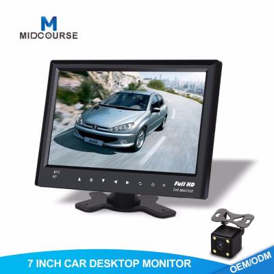 Cina Monitor a 7 pollici dello schermo attivabile al tatto dell'affissione a cristalli liquidi del cruscotto dell'automobile di TFT LCD con la fotocamera grande formato posteriore in vendita
