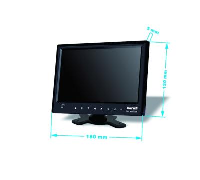 Cina Monitor a 7 pollici dello schermo attivabile al tatto dell'affissione a cristalli liquidi del cruscotto dell'automobile di TFT LCD con la fotocamera grande formato posteriore in vendita