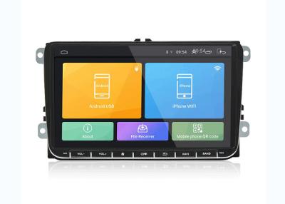 Cina Schermo dei lettori DVD RDS FM dell'automobile di VW Volkswagen Android che rispecchia l'unità della testa di navigazione di GPS in vendita