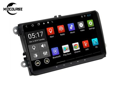 China Tela rachada Wifi RDS FM AM BT da navegação dos botões do toque do reprodutor de DVD de Volkswagen da navegação de GPS à venda
