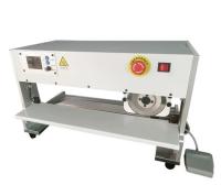 China Microcomputer Controlled PCB Depaneling Machine with Adjustable Cutting Speed and SKD61 High-Speed Steel Blade for sale