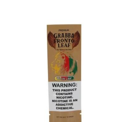 China Custom Clear Window Mylar Foil Plastic Packaging Pouch Tobacco Bag for sale