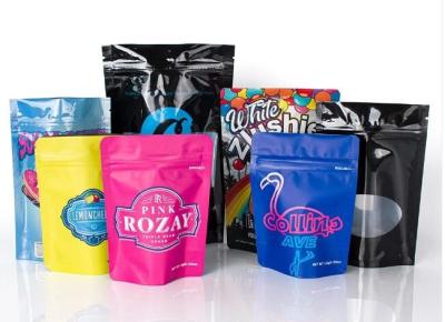 China Stand up Aluminum Foil  Zip Lock food packaging supplies bags for sale