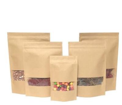 China aluminum foil stand up zipper coffee packaging bag/gusset coffee brown kraft paper body for sale