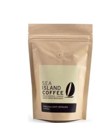 China Food Grade Printing manufacturer food grade resealable zipper kraft paper food packaging bags for sale