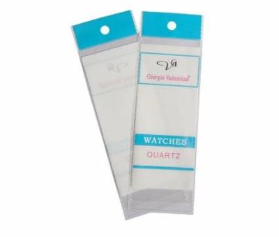 manufacturer resealable header opp self-adhesive clear plastic bag