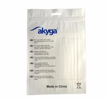 Packaging Poly  PO Material zipper plastic bags Plastic OPP Seal Pouch with header