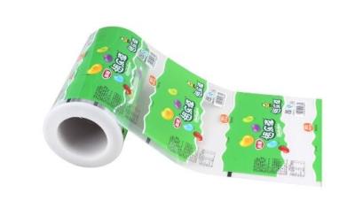China Plastic Food Wrapping Film / Custom Printing Sachet Packaging roll film / Red Plastic Film Roll for sale