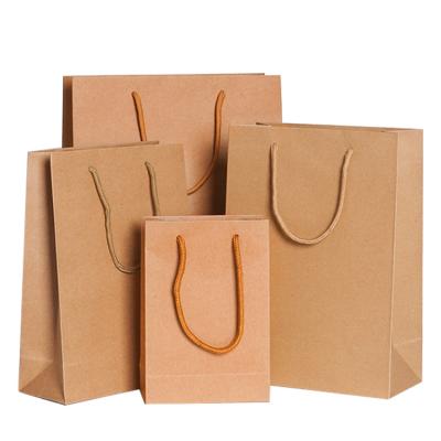 China Transparent packaging  standard paper Bags/Customized brown kraft paper bag for Shopping for sale