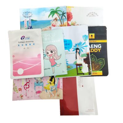 China Custom printing, heat sealing and meticulous facial mask packaging bag for cleaning skin for sale