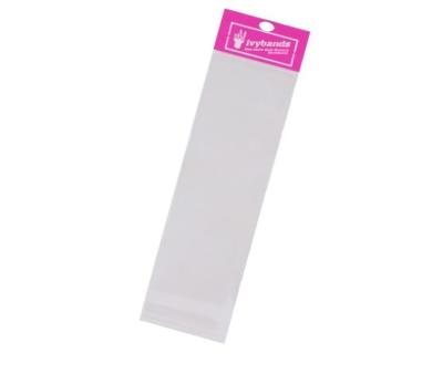 new trendy products white back plastic makeup brushes sealed header clear opp bag