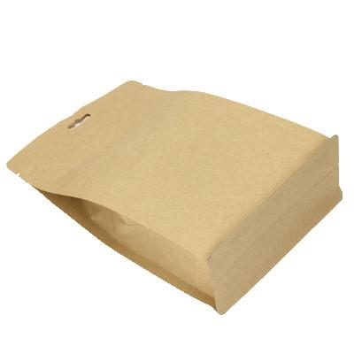 China 100% recycled kraft paper k laminated printing bag for coffee beans for sale