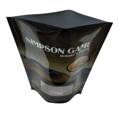 China Top unique heat seal nylon food grade three side seal pet food packaging bags plastic pouch for sale