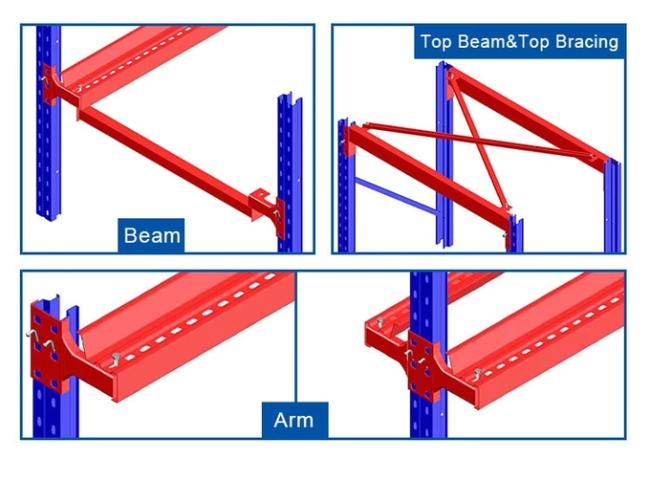 Warehouse Heavy Duty Pallet Racks Drive In Through Racking System Drive-in System factory 2
