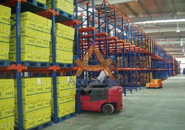 Warehouse Heavy Duty Pallet Racks Drive In Through Racking System Drive-in System factory 6