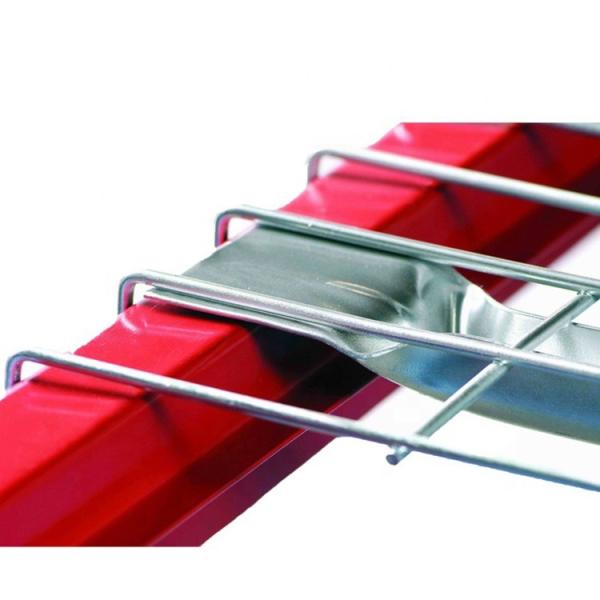 Quality Flared Channel Pallet Racking Wire Decks Powder Coating 50x50mm for sale
