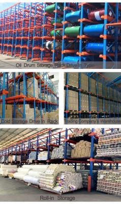 China 1 Ton - 3 Ton/layer Drive In Pallet Racking Custom FIFO Flow Rack System for sale