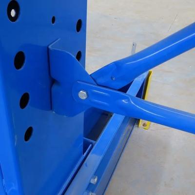 China Estacas de armazenamento de cantilever ajustáveis Estacas de automóveis de cantilever de aço de dois lados à venda