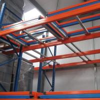 China High Density Warehouse Push Back Pallet Racking Customized for sale