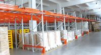 China High Density Warehouse Push Back Pallet Racking Customized for sale