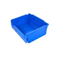 China Collapsible Warehouse Storage Bins Stackable Plastic Crates Recyclable for sale