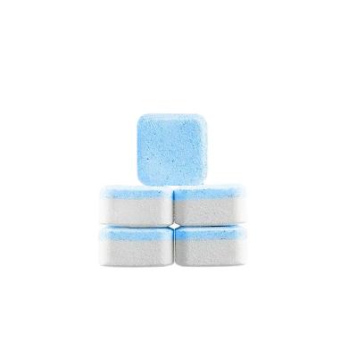 China Stocked and Solid Effervescent Block for Washing Machine Cleaner Effective Cleaning for sale