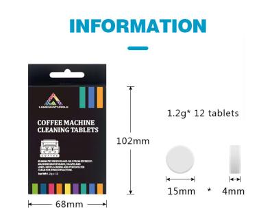 China Remove Oils and Residues with OEM Automatic Coffee Machine Cleaning Detergent Tablets for sale