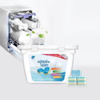 China Dishwasher Tablets 2 Layers Solid Household Power cleaning block for Effective Cleaning for sale