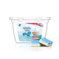 China Dishwasher Tablets 2 Layers Solid Household Power cleaning block for Effective Cleaning for sale