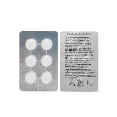 China Biodegradable Coffee Machine Cleaner Custom Label Espresso Machine Cleaning Tablets for sale