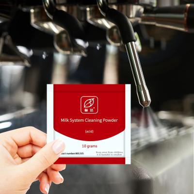 China Cleaner Detergent Type Simple And Easy To Operate Milk System Cleaning Powder For Coffee Machine Cleaner for sale