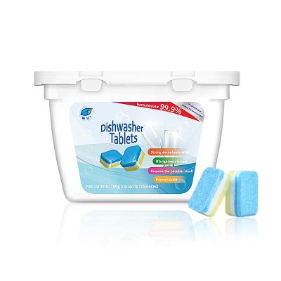China Highly Effective Synergetic Dishwasher Tablets for Applicable Washers for sale