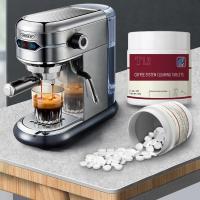 China Customizable Coffee Equipment Cleaning Tablets 50% Active Ingredient Content 18 Count for sale