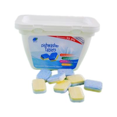 China Kitchen Cleaning with All-in-One Dishwasher Tablets Eco Action Quick Dissolve Tablets for sale