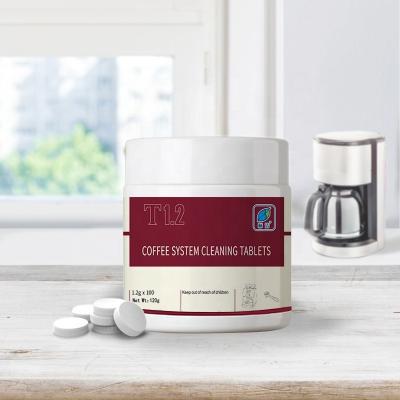 China Alkaline Coffee Machine Cleaning Tablet Rapidly Dissolves Restores Machine Efficiency for sale