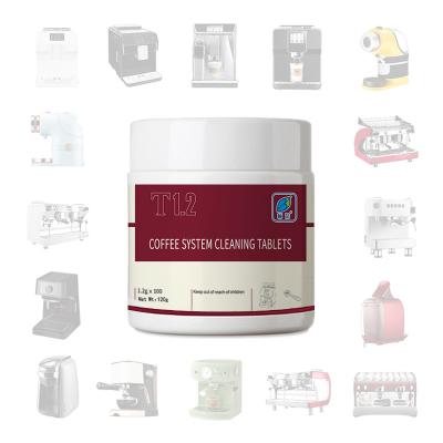 China Solid Coffee Machine Washing Tablet Clean Capsules for Room Space Selection Directly for sale