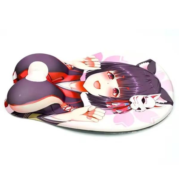Quality Customized Color Rubber Wrist Office Gaming Mouse Pad 2023 Supply Custom Logo Accepted for sale