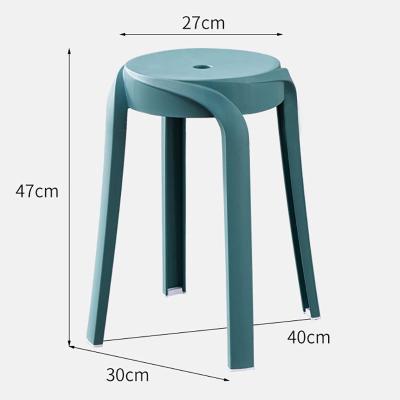 China Non-slip Legs Household Folding Stool for Nordic Style Dining and Living for sale