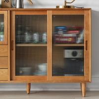 China Buffet Kitchen Cabinet with Storage Cube, Solid Wood Side Cupboard Standing Drawer for for sale