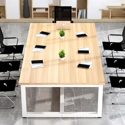 China Meeting Long Table Simple Modern Office Group Study Laptop Work Desk Conference desk for sale