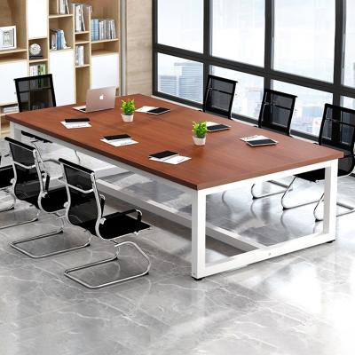 China Meeting Long Table Simple Modern Office Group Study Laptop Work Desk Conference desk for sale