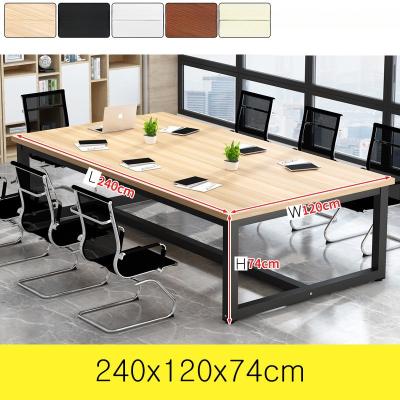 China Meeting Long Table Simple Modern Office Group Study Laptop Work Desk Conference desk for sale