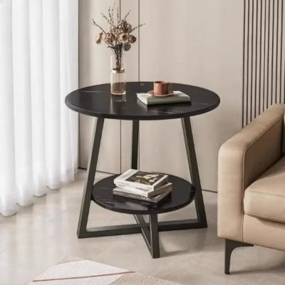 China CJ-30 Double-layer Sofa Side Table, Simple Modern Small Tea for Apartment, Living Room Bed End for sale