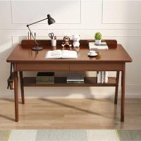 China Solid Wood Simple Durable Material Computer Desk Work Station Table Writing Study Desktop for and for sale