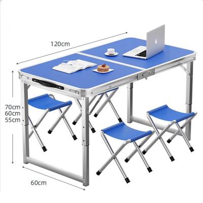 China Small Collapsible Table Portable Outdoor Stable Wood Board Camping with Adjustable Height for sale