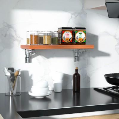 Quality 2pcs Folding Shelf Brackets Heavy Duty Stainless Steel Collapsible for Table Wall Mounted Type Modern Space Saving DIYfor sale