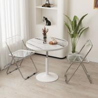 China Sofa Lifting Table with wheels, Simple Small Round Dining , Side , Home Balcony , Reception for sale
