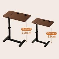 China Folding Removable Stable Table, Thickened Desktop Corner Rack with Metal Frame Bedside Learning Office Dining for sale