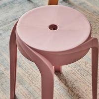China Dining Stools, Plastic , Thickened Household Round , Stackable, Spare , High for sale